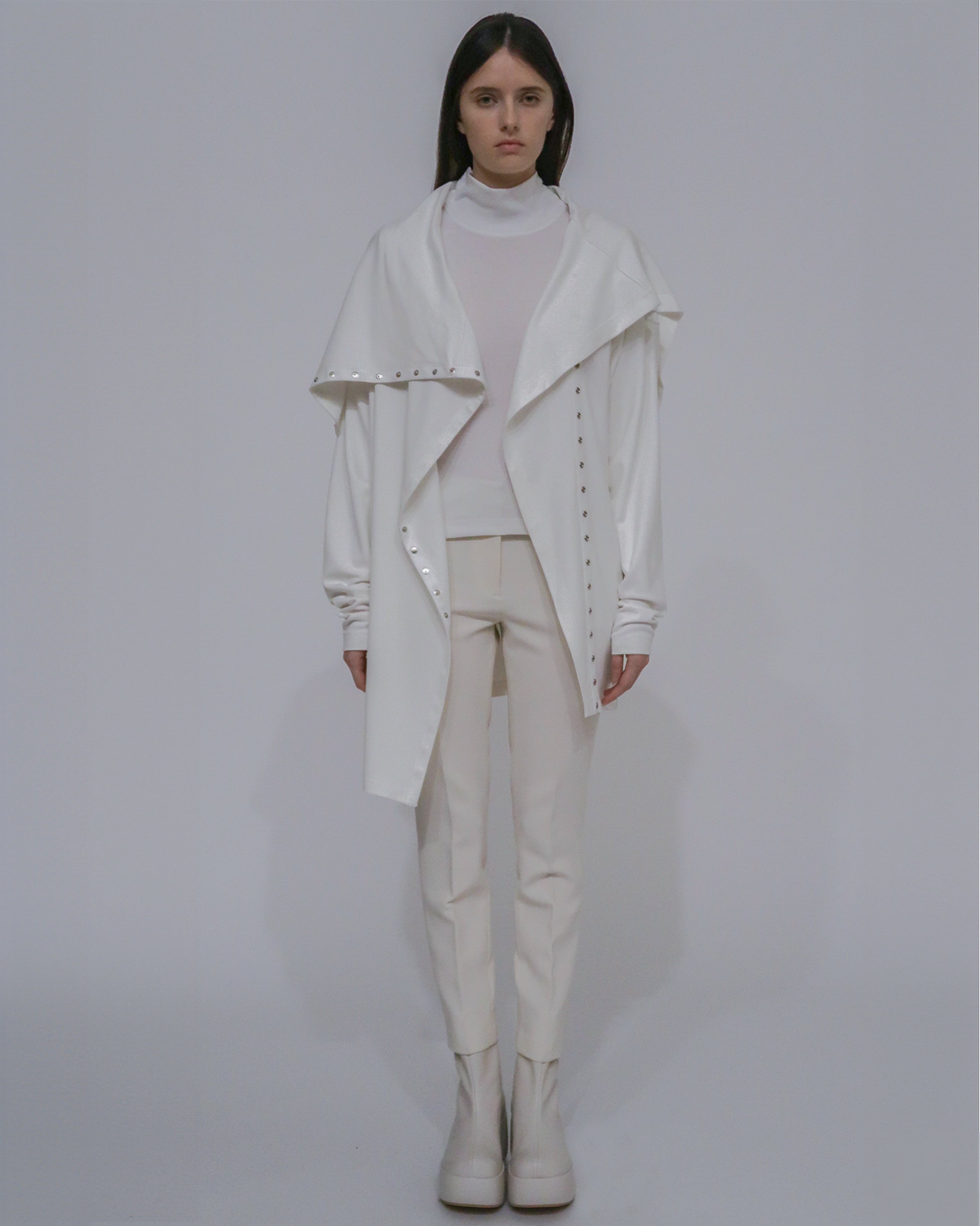 FUNNEL NECK SNAP CARDIGAN – Rosetta Getty